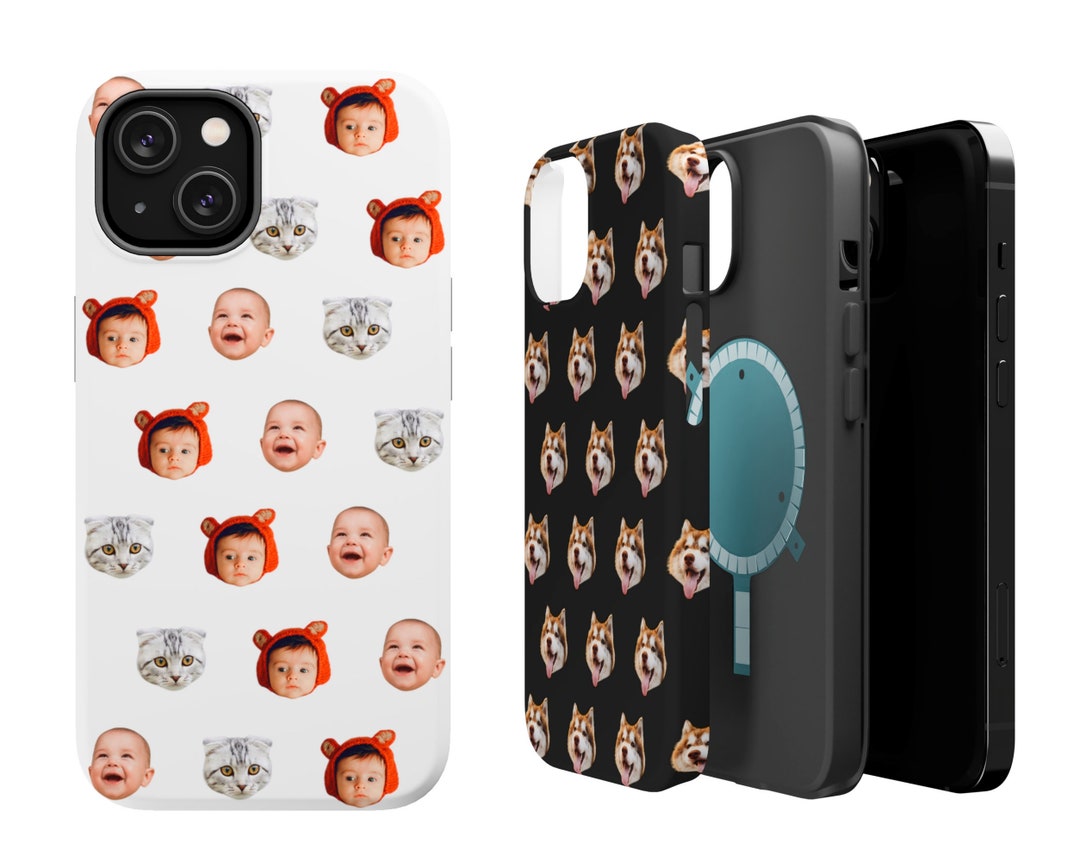 CUSTOM Magsafe iPhone Case Baby Face Pet Photo - iPhone 14 iPhone 14 ...