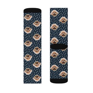 Personalized Socks - Custom Dog Face Socks - Gift for Dog Dad Dog Mom ...