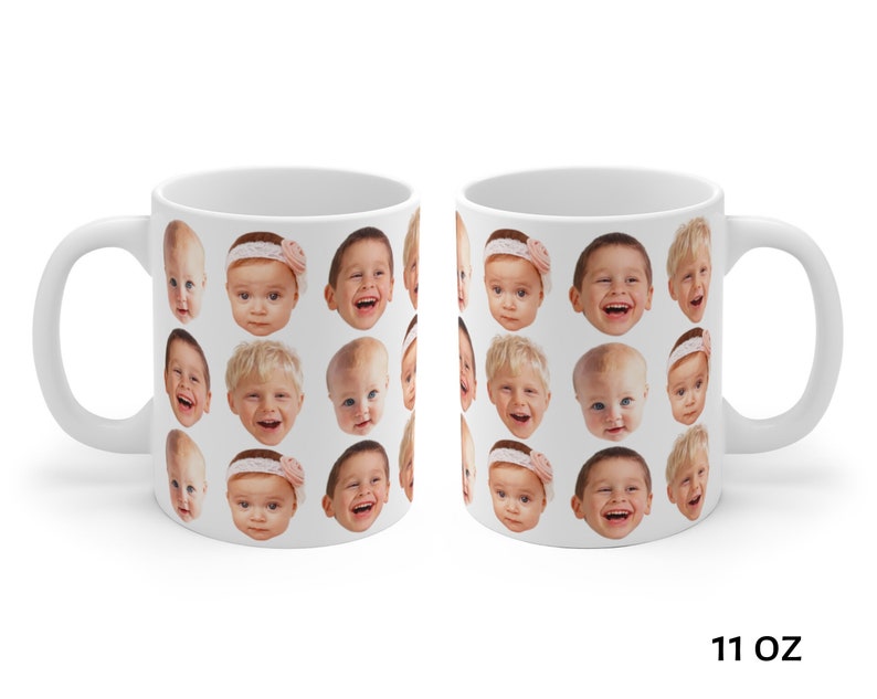Custom Face Pattern Mug Customized Baby Mug Baby Photo Mug - Etsy