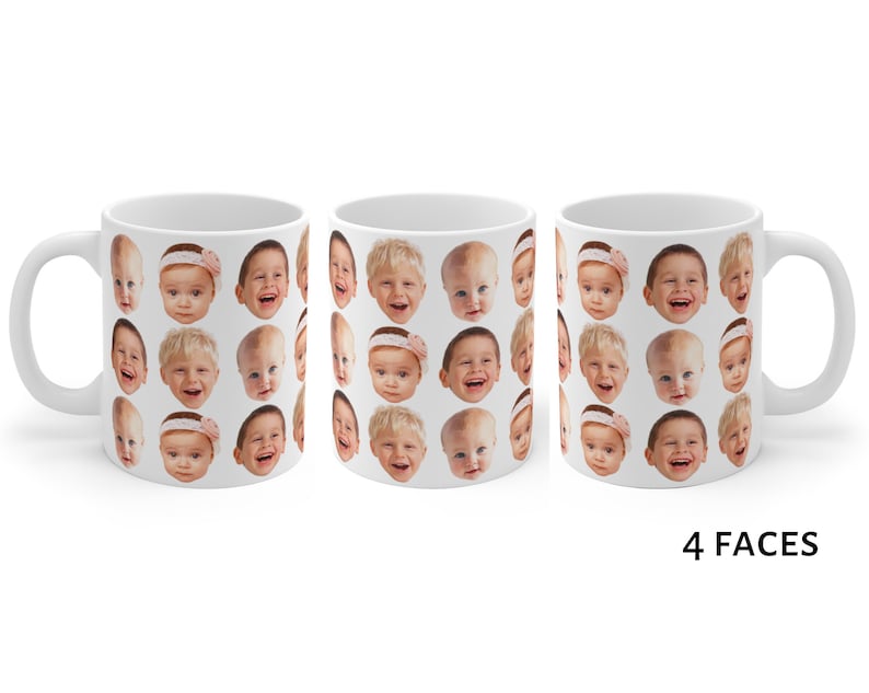 Custom Face Pattern Mug Customized Baby Mug Baby Photo Mug - Etsy