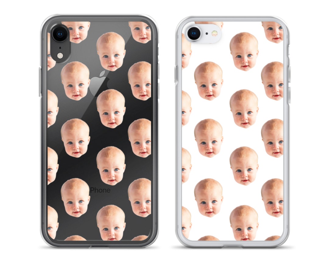 Personalized Face Pattern iPhone Case - Custom Faces Phone Case ...