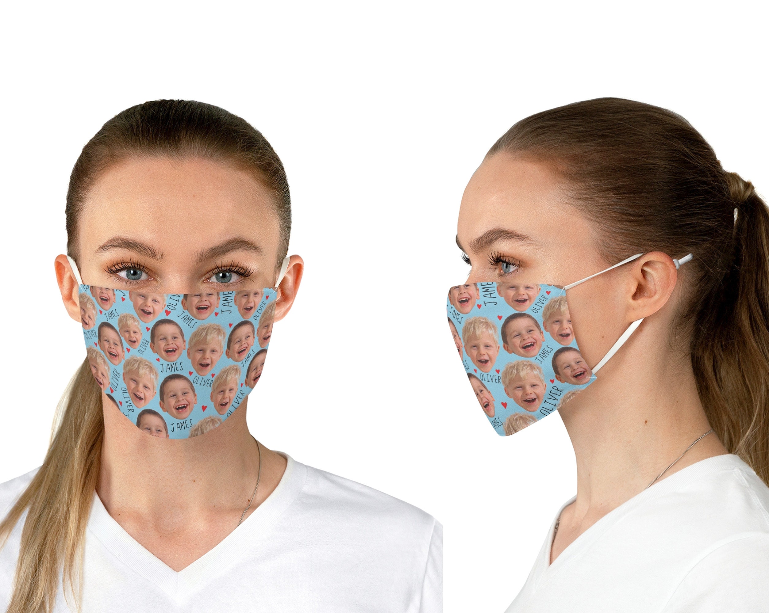 Custom Picture Face Mask - Personalized Mask Picture - Custom Face Mask ...
