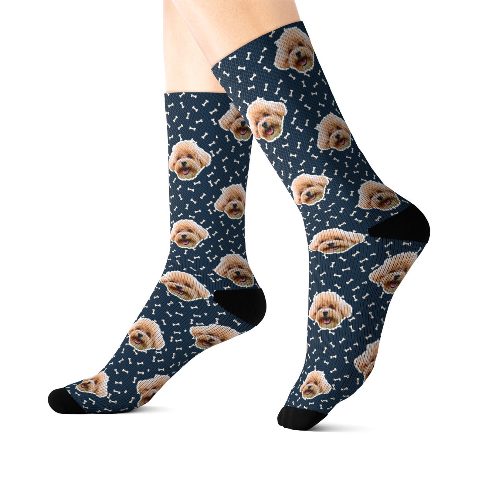 Personalized Socks Custom Dog Face Socks Gift For Dog Dad | Etsy