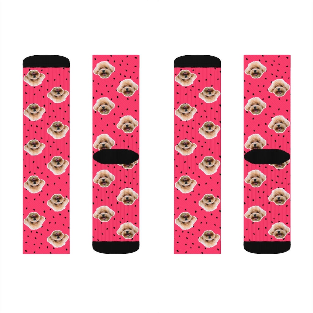 Custom Dog Face Socks Personalized Socks Gift for Dog Dad | Etsy