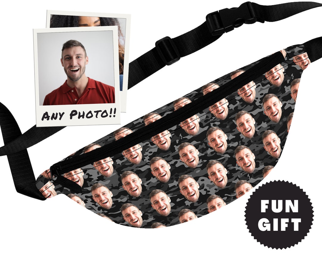 Personalized Fanny Packs Photo - Custom Face Fanny Pack Bag ...