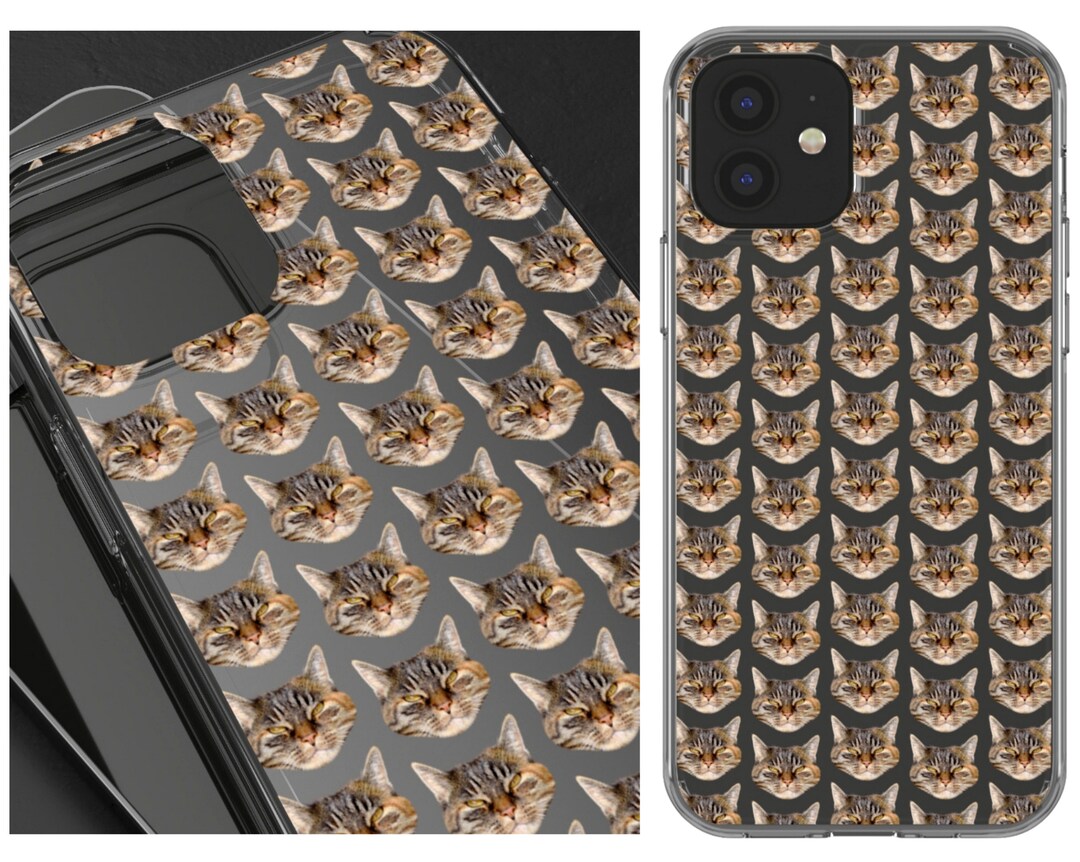 Personalized Phone Case Cat Pattern - Custom Pet iPhone Case - Cat ...