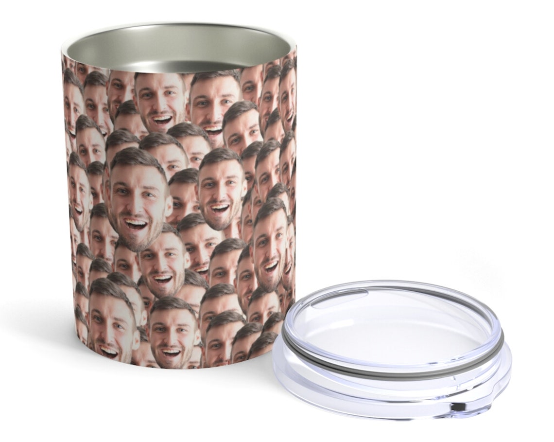 Funny Custom Tumbler With Faces 10 Oz Personalized Face - Etsy