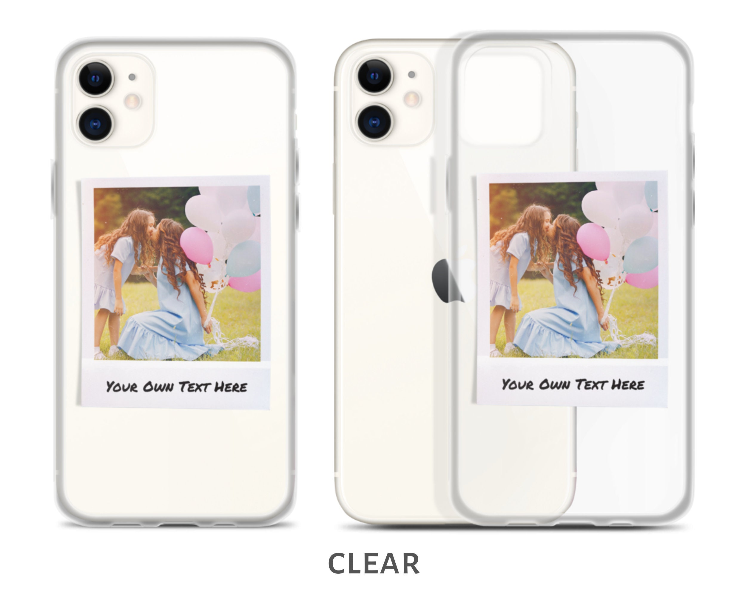 Custom iPhone Case - Personalized Phone Case Your Own Photo and Text ...