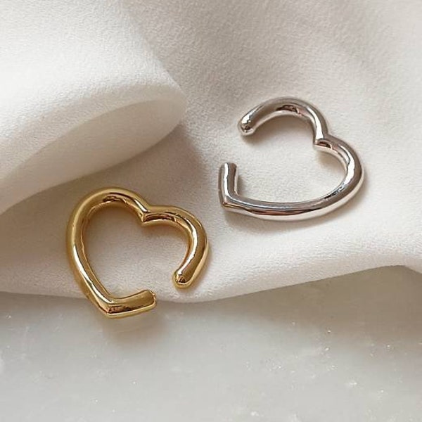 Heart Ear Cuff - Etsy
