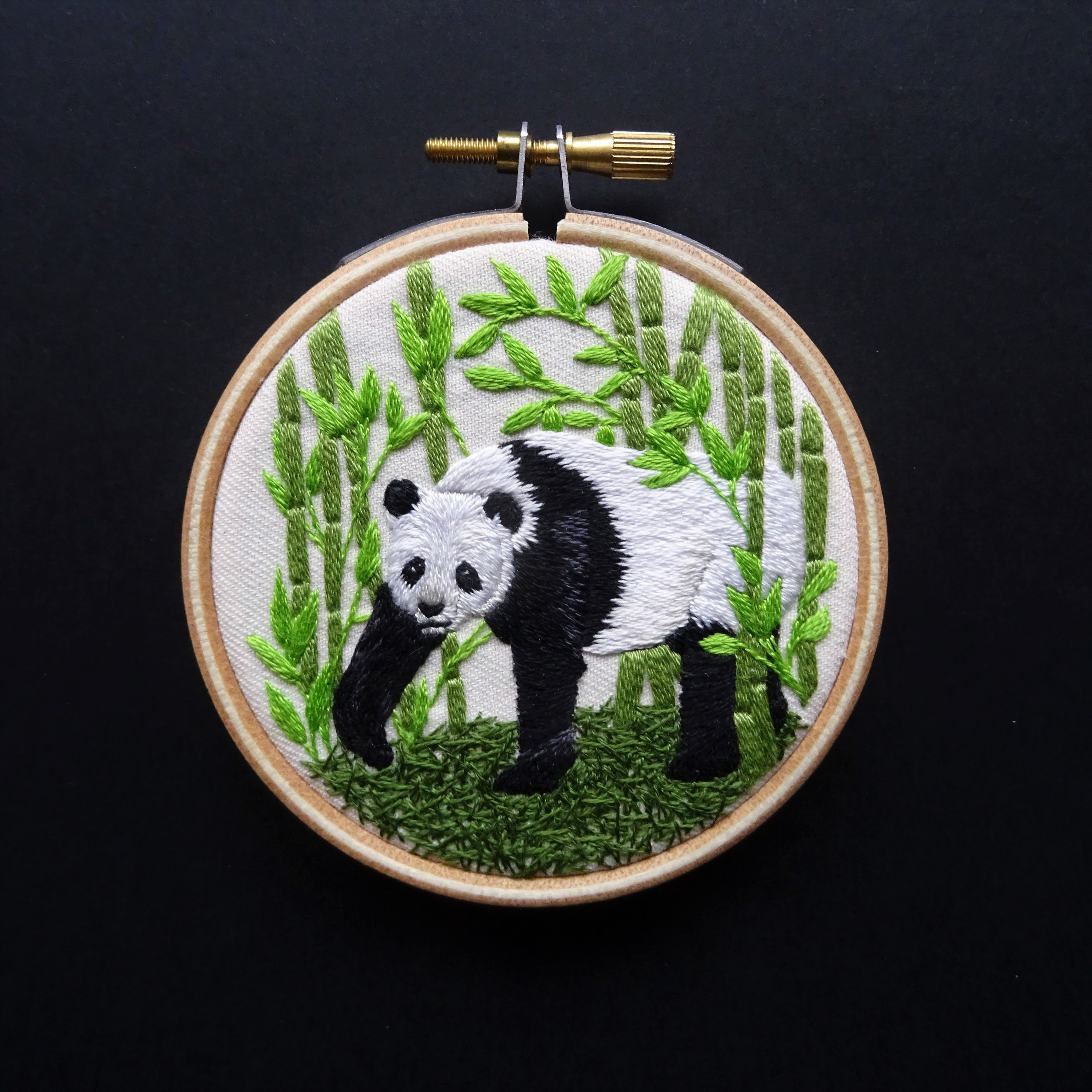 Bamboo Panda Embroidery