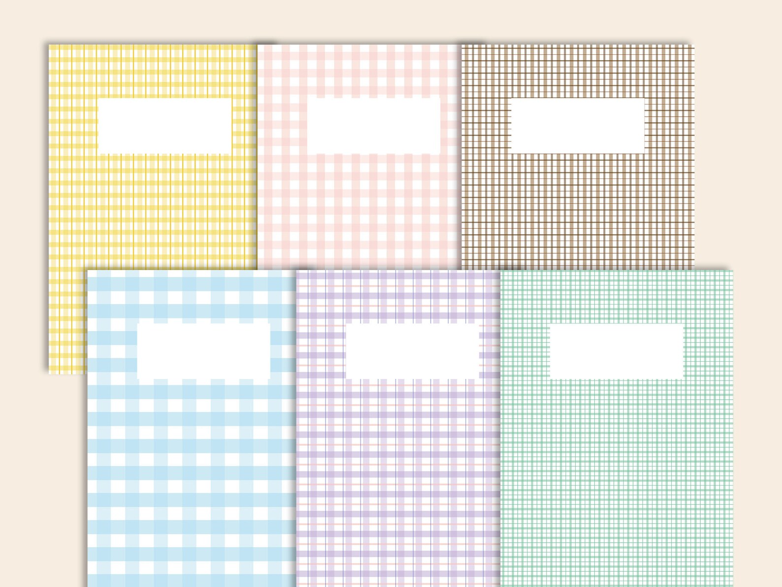 Printable Binder Cover Set Digital Planner Cover - Etsy