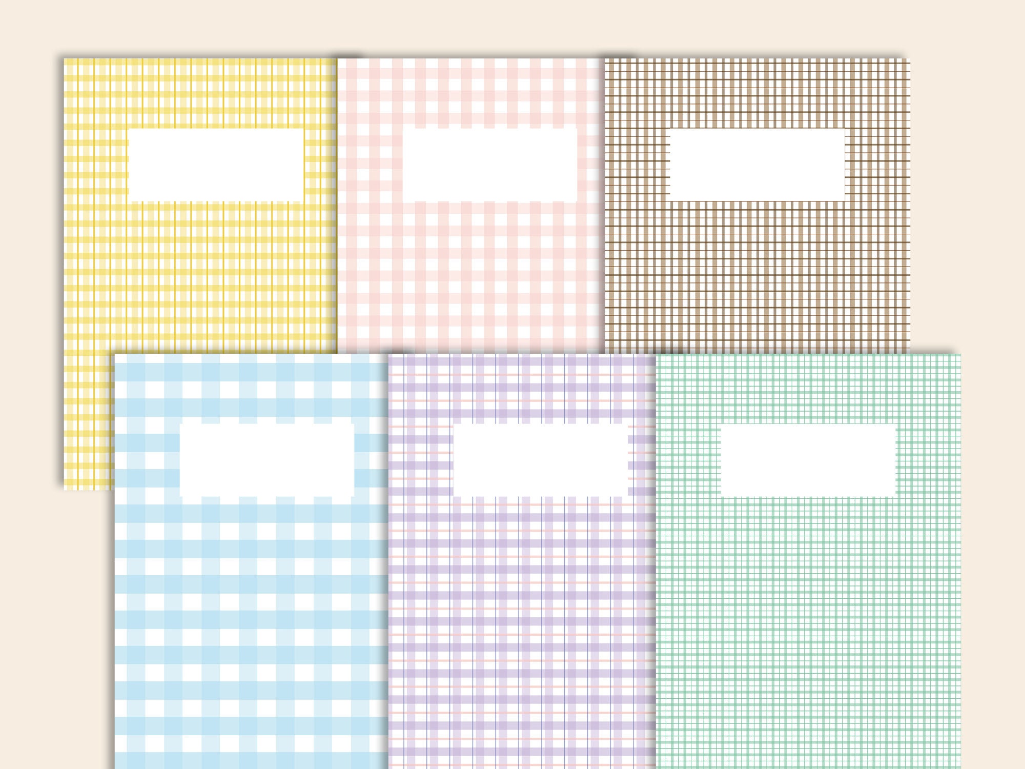 Printable Binder Cover Set Digital Planner Cover - Etsy