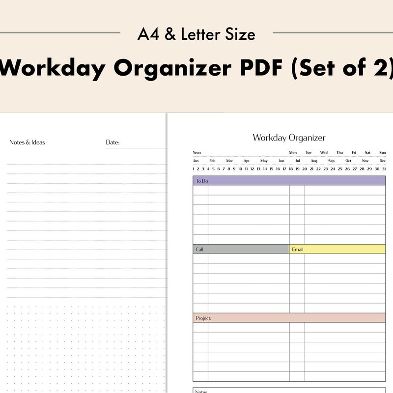 Printable Organizers - Etsy