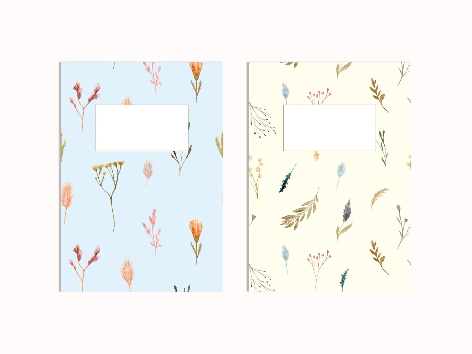 Binder Cover Printable PDF Set of 6 A4 Binder Covers Letter Size Binder ...