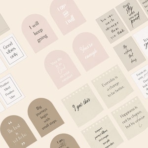 Motivational Quotes Digital Stickers Pack Inspirational Quotes Stickers ...