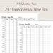 7 Days Daily Planner Printable PDF, Weekly Planner, Half Hourly Time ...