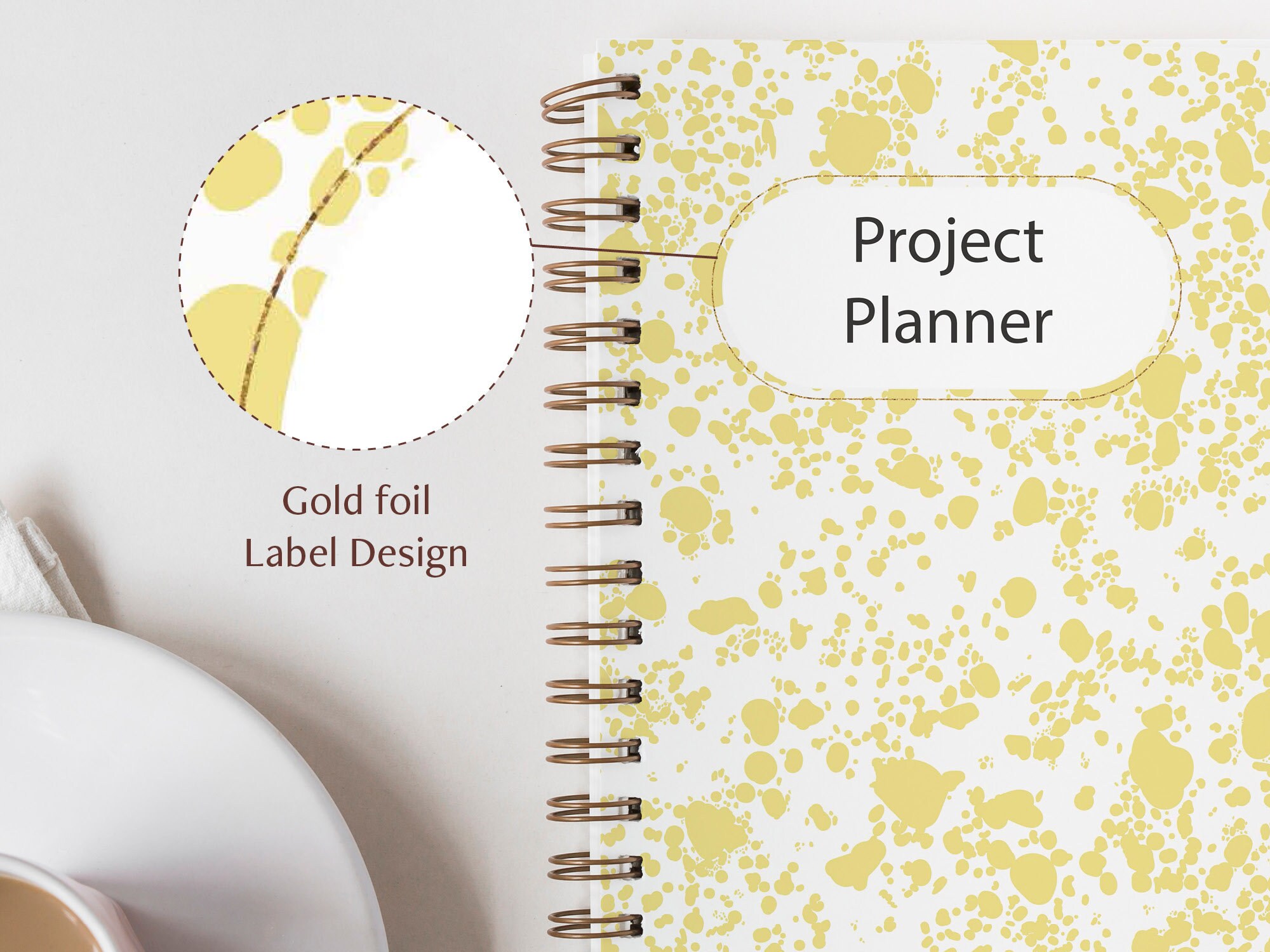 Binder Cover Printable PDF Set of 6 Editable Journal Cover Digital ...