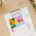 Mood Tracker Template, Cute Mood Tracker PDF, Mental Health Planner ...