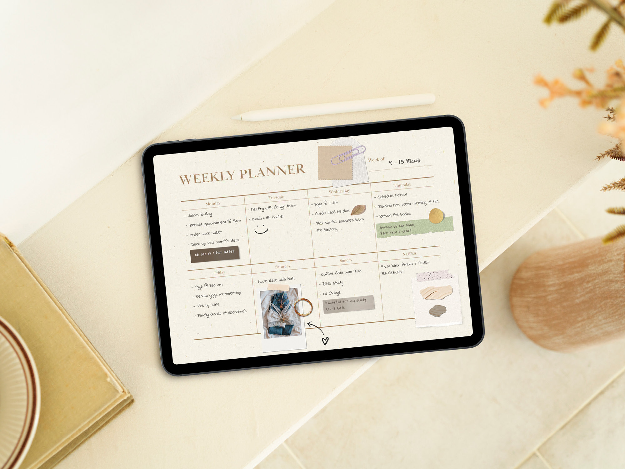 Digital Planner Sticker PNG Goodnotes Notability Stickers - Etsy