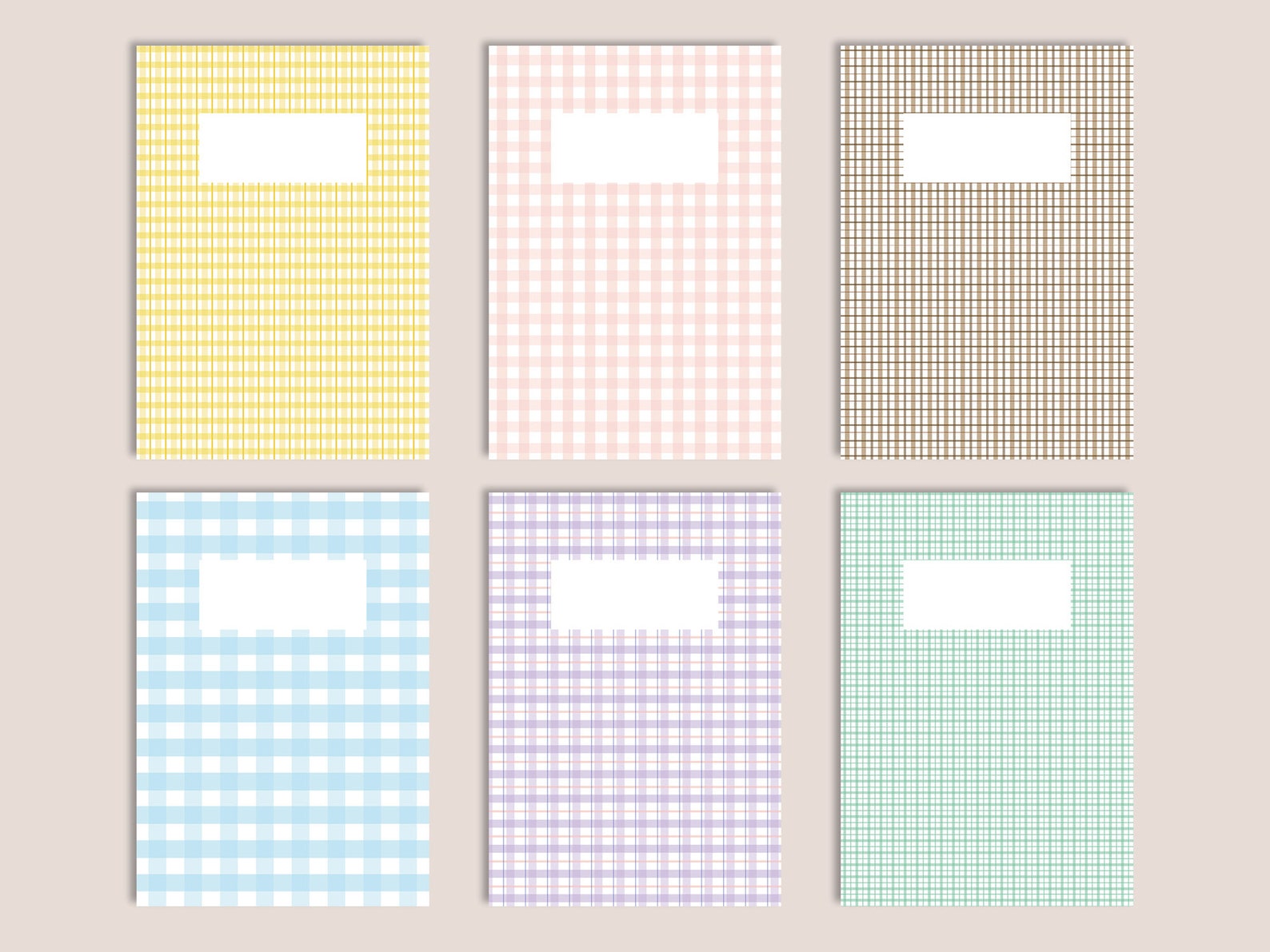 Printable Binder Cover Set Digital Planner Cover - Etsy