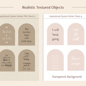 Motivational Quotes Digital Stickers Pack Inspirational Quotes Stickers ...