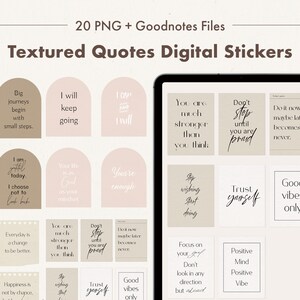 Motivational Quotes Digital Stickers Pack Inspirational Quotes Stickers ...