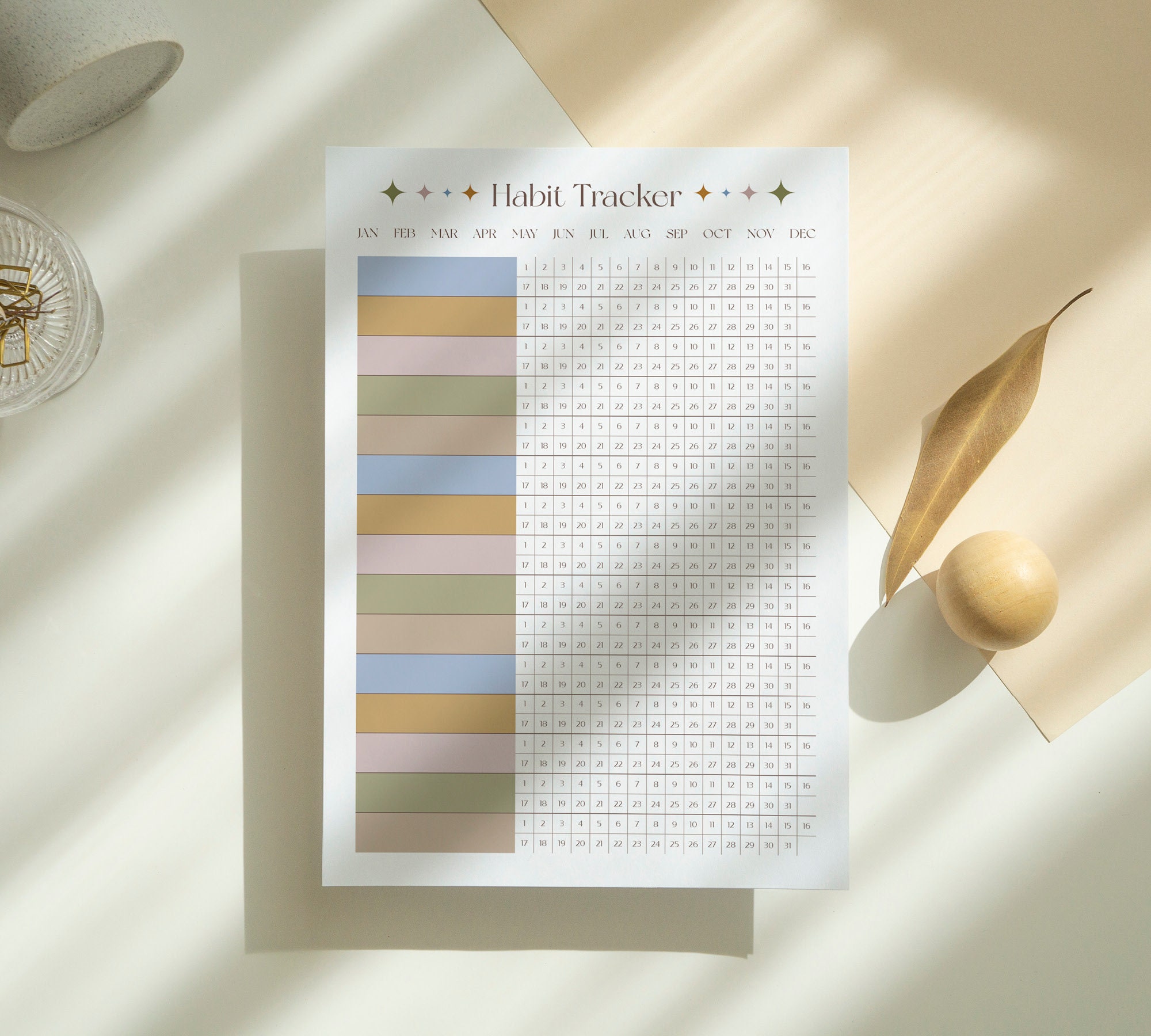 Habit Tracker Daily Routine Printable Habit Tracker PDF Template ...