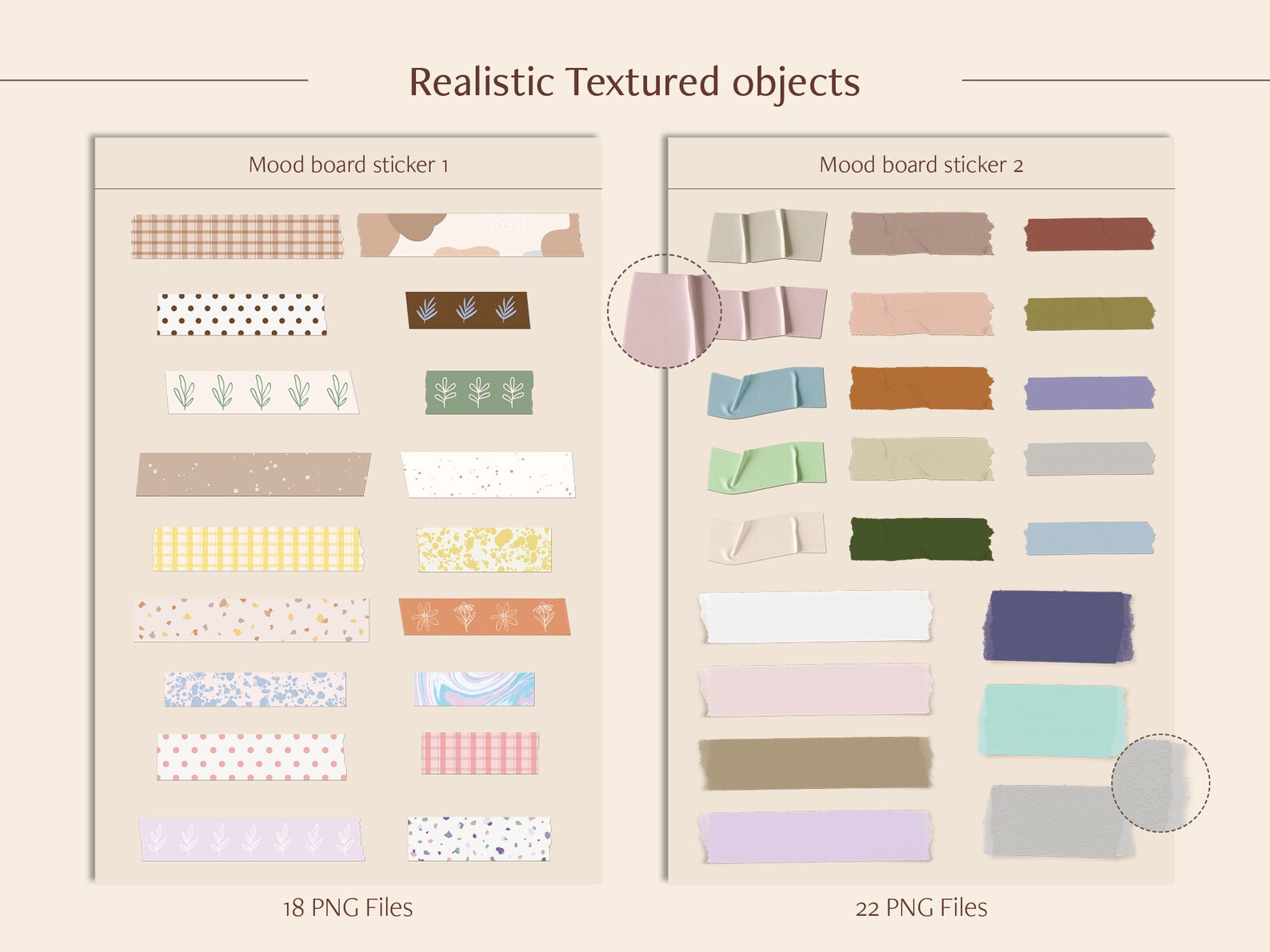 Goodnotes Stickers Digital Planner Stickers Washi Tape Pack - Etsy