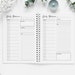 24 Hour Daily Planner Printable PDF, Half Hour Time Block, Instant ...