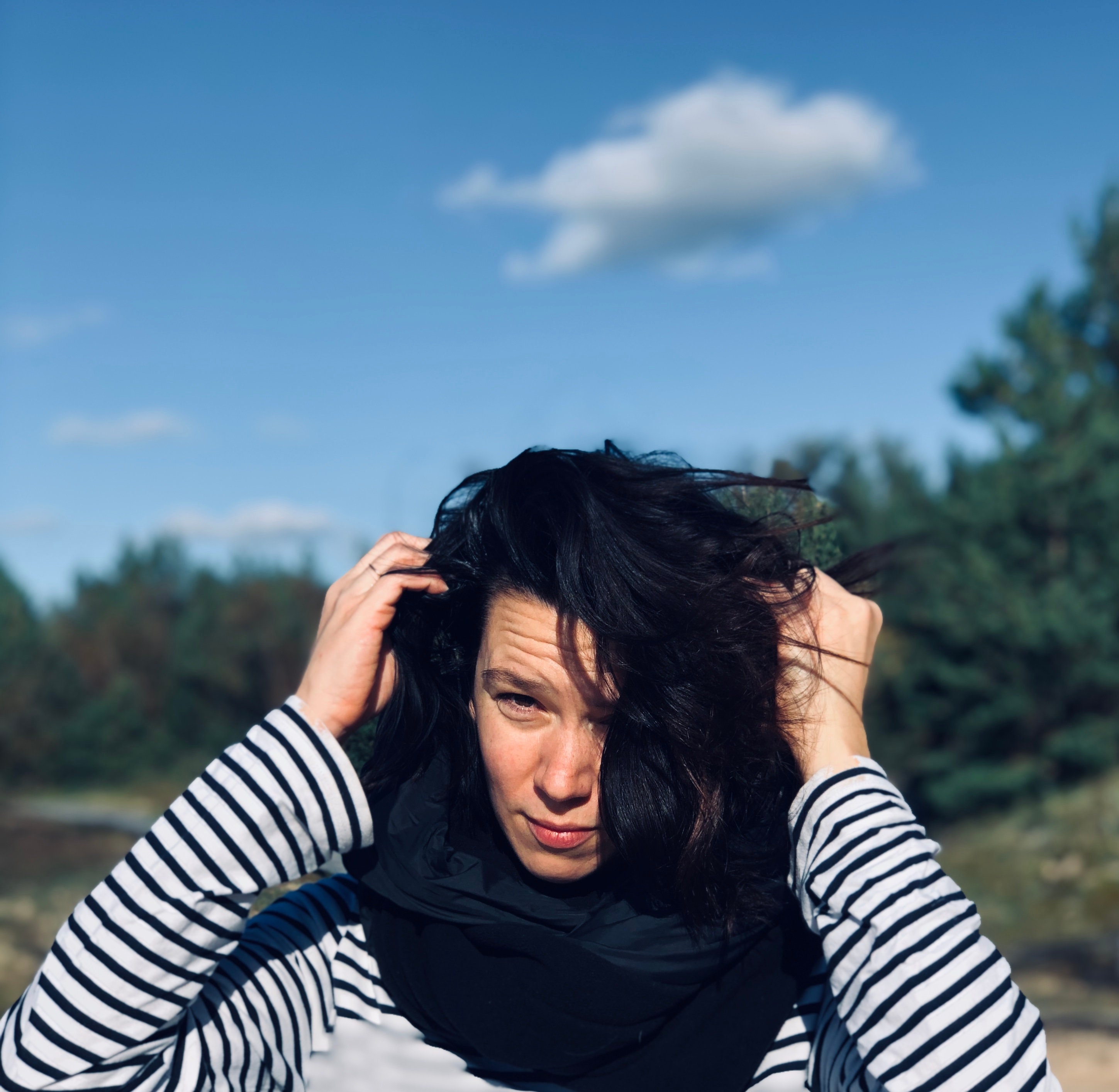 Black Infinity Scarf Waterproof Windproof Rain Scarf Hooded Infinity ...