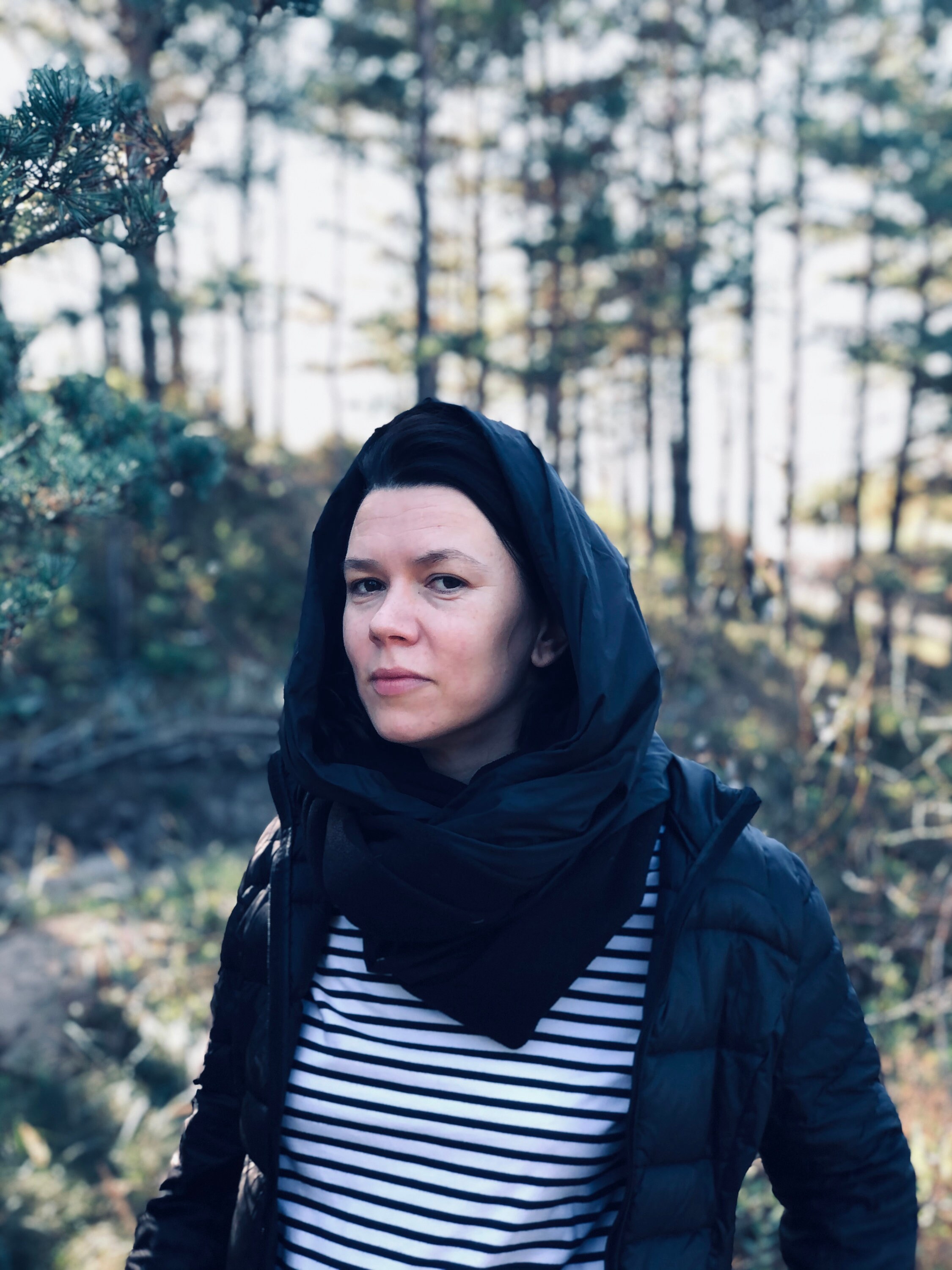 Black Infinity Scarf Waterproof Windproof Rain Scarf Hooded - Etsy