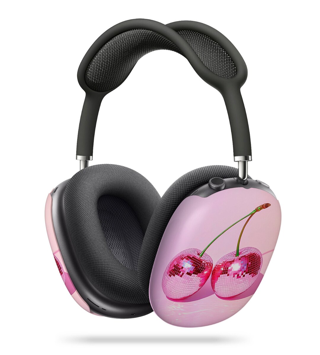 Pink Disco Cherries on Pink Background AirPod Max Case Protective ...