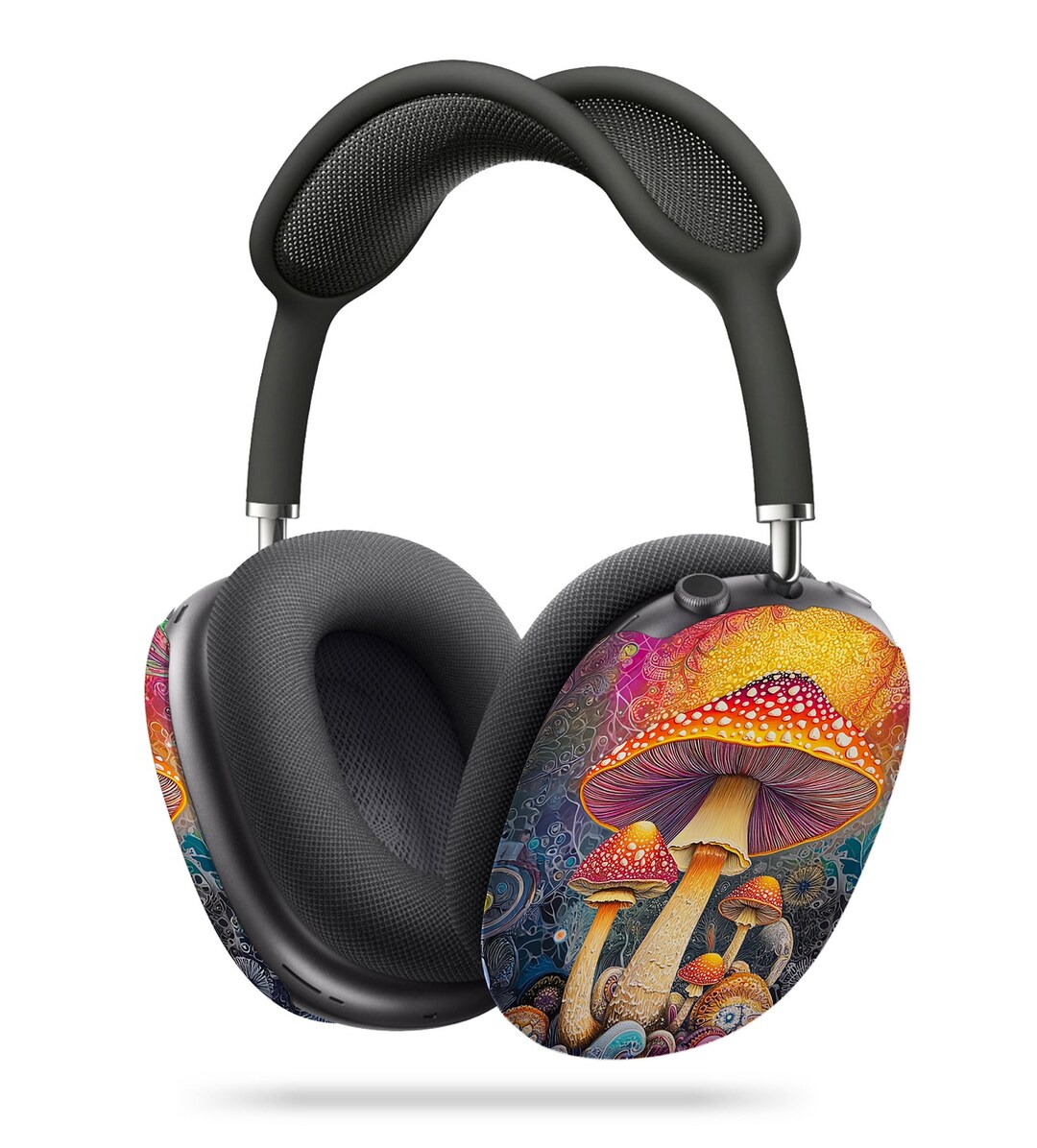 Psychedelic Forest of Vibrant Amanita Mushrooms AirPod Max Case ...