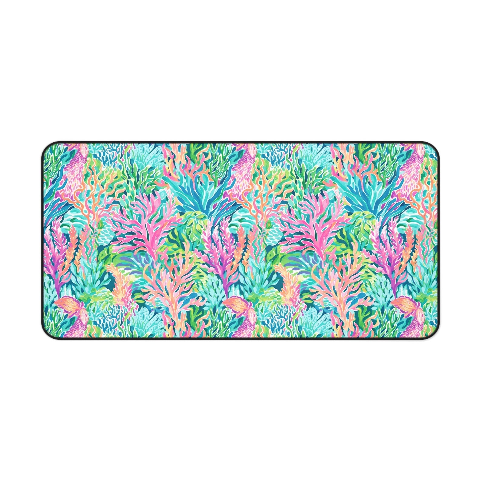 Submerged Spectrum: Vibrant Watercolor Depiction of Underwater Coral ...