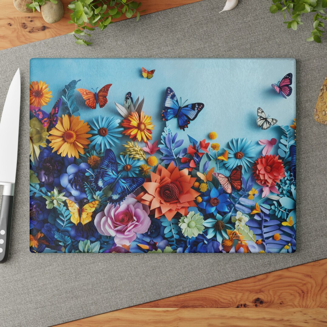 Fluttering Beauties: Paper Sculpted Vibrant Butterflies and Flowers ...