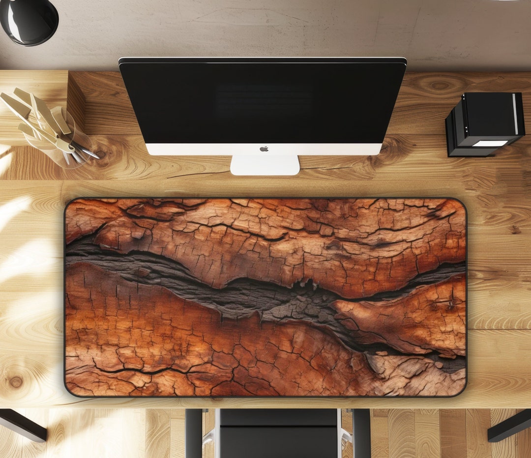 Rustic Wood Design Large Gaming Mouse Pad Desk Mat - 3 Sizes - Etsy