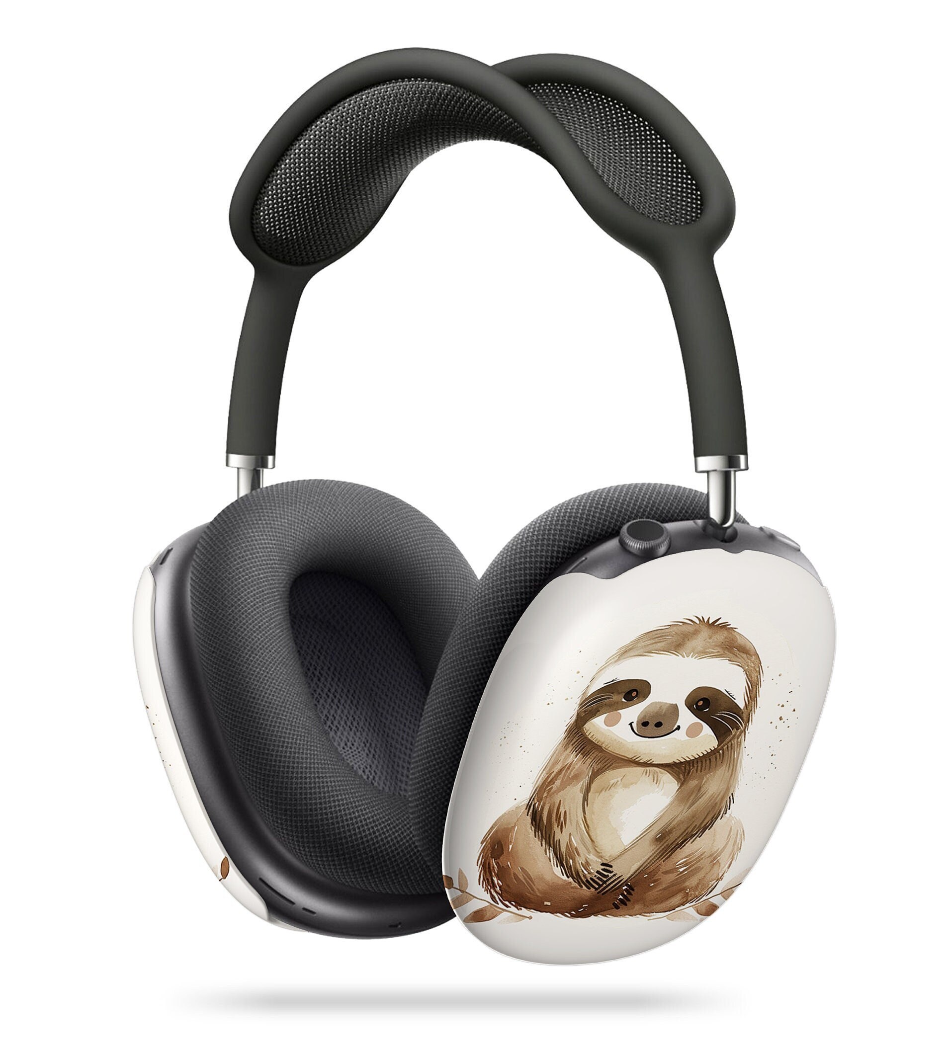 Cute Baby Sloth Watercolor Cute and Calm Sloth Art AirPod Max Case ...