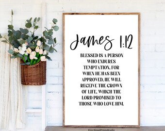 James 1 12 | Etsy