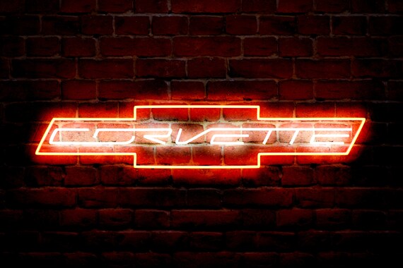 LED Corvette Neon Sign C8 Corvette Neon Sign Neon Corvette | Etsy