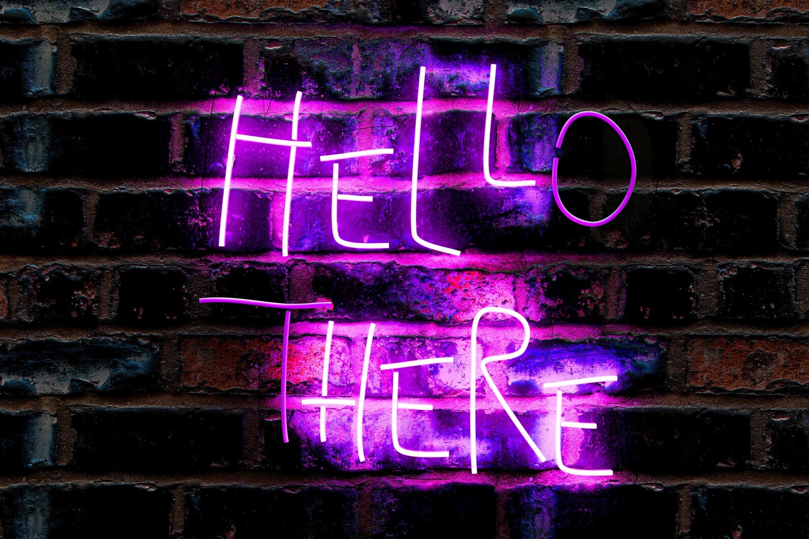 Hell Here Neon Sign Hello There Neon Sign Hello There Hell | Etsy