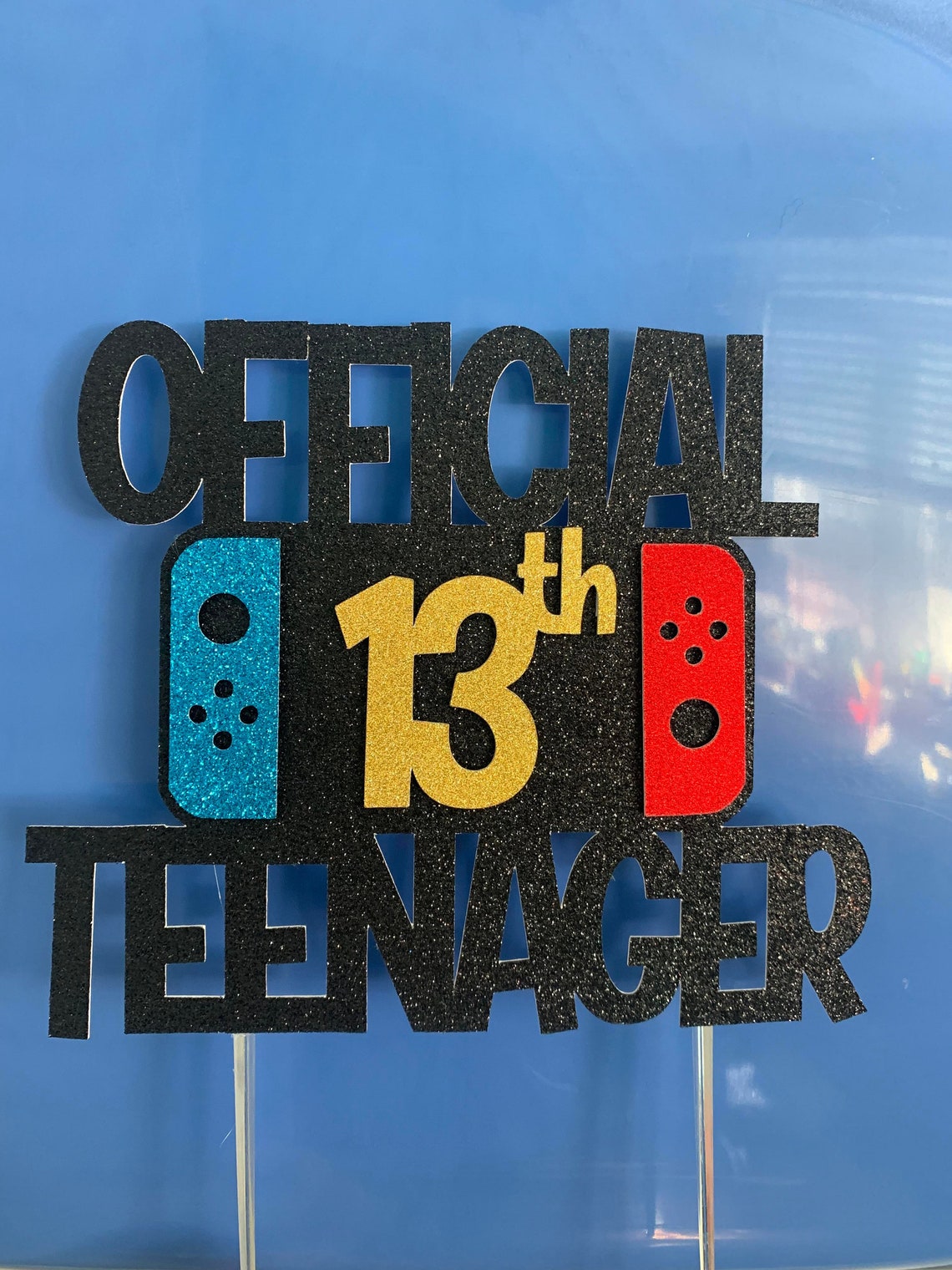 Game Controller Cake Topper Personalized Birthday Cake Topper Teenager ...