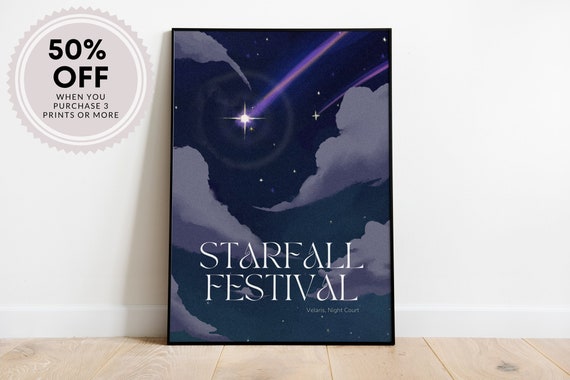 Starfall Velaris Night Court ACOTAR Digital Download - Etsy