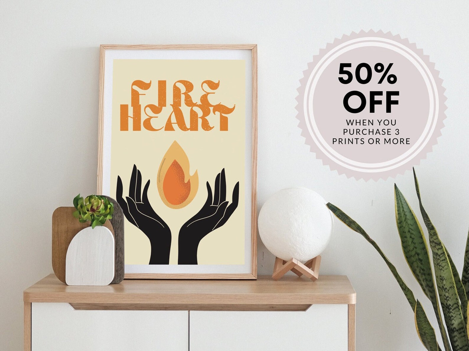 Fireheart Tog Sarah J Maas Inspired Art Print Bookish - Etsy