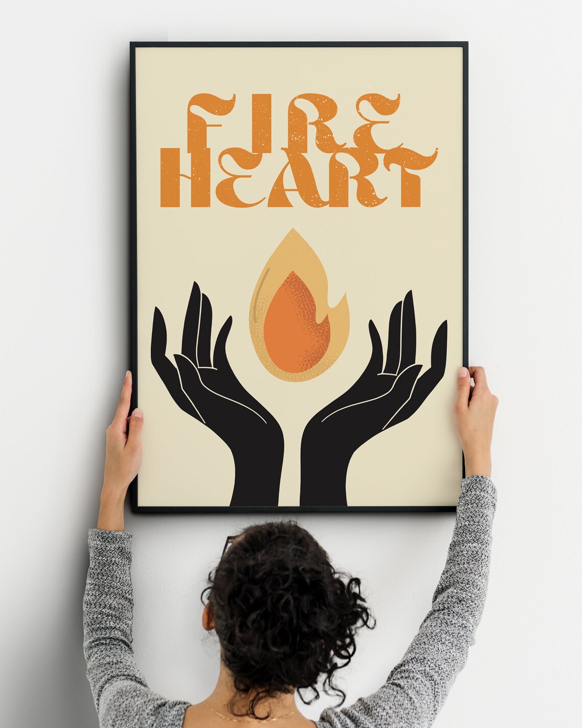Fireheart Tog Sarah J Maas Inspired Art Print Bookish - Etsy