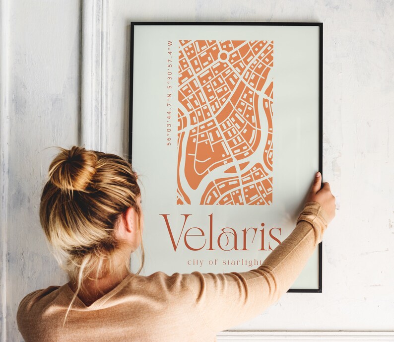 Velaris City Map ACOTAR Digital Download Sarah J Maas - Etsy UK