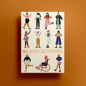 Body Positive, Digital Download, Power Print, Feminist Poster, Art ...