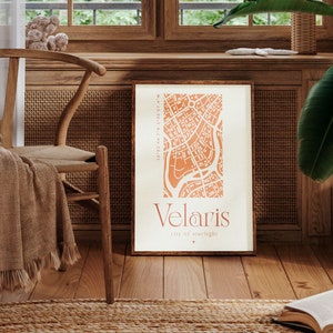 Velaris City Map, Acotar, Digital Download, Sarah J Maas Inspired, Art ...