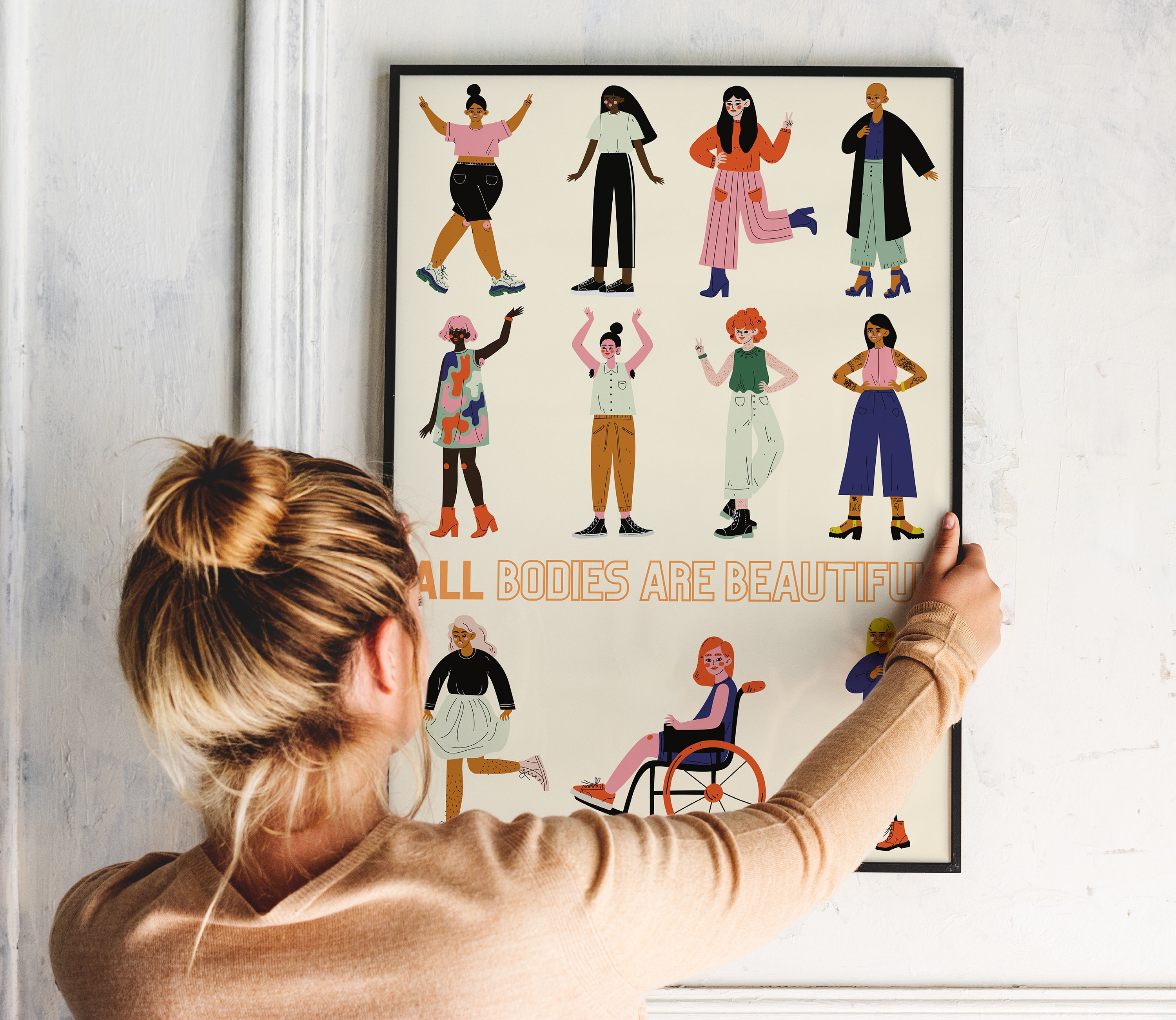 Body Positive Digital Download Power Print Feminist Poster - Etsy