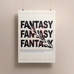 Fantasy Poster, Digital Download, Wall Print, Trendy Retro Art, 70s Art ...