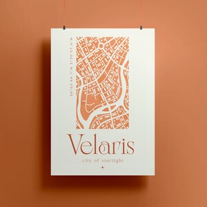 Velaris City Map, Acotar, Digital Download, Sarah J Maas Inspired, Art ...